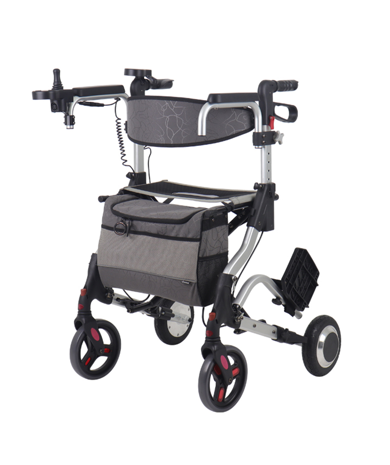 China Electric Rollator With Footrest